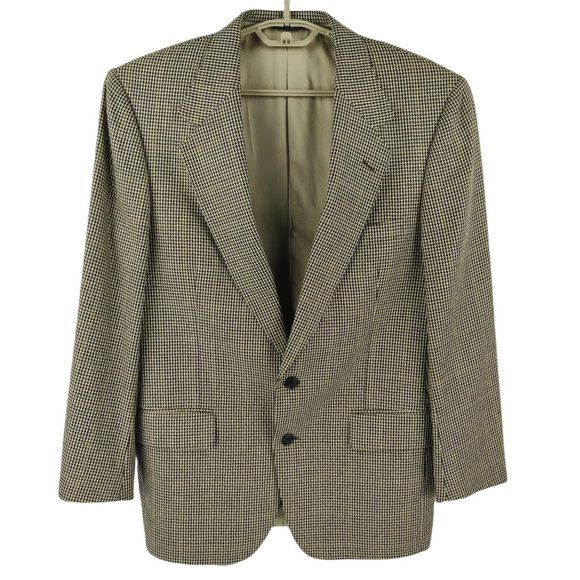 Perry Ellis | Suits & Blazers | Perry Ellis Black Beige Houndstooth 2 ...